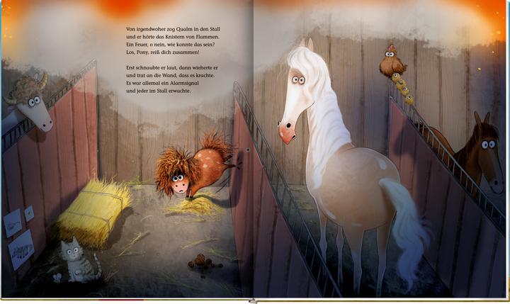 Ronny, das Pony, und Gerd, das Pferd (Deutsch, Wiebke Rauers, Kai ...