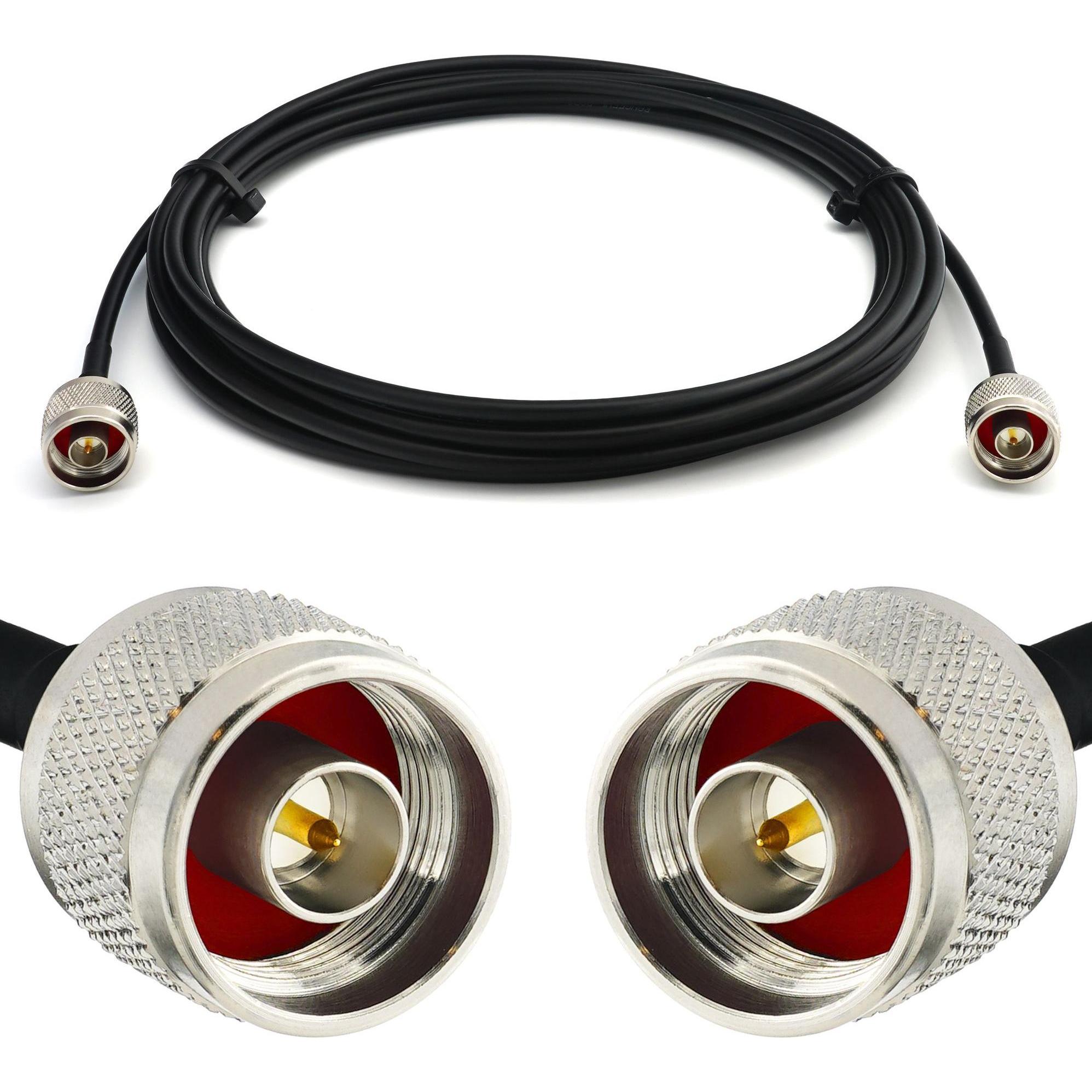 Rangeful N Male to N Male 30cm RG58/U Coaxial Cable RG58-NM-NM-0.3 - Digitec