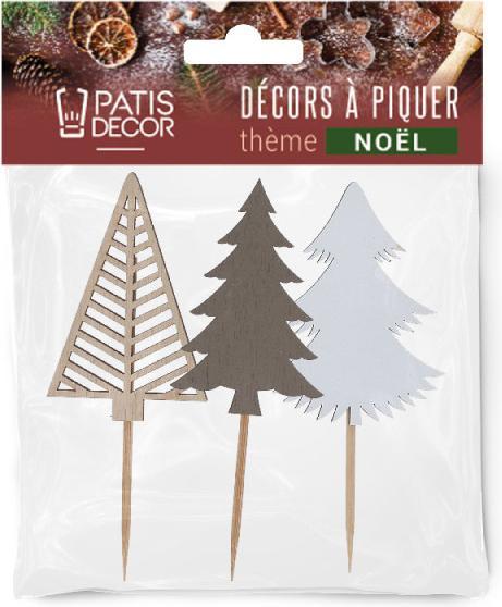Cerf-Dellier Cake Topper Tannenbäume, 3 Stück - kaufen bei Galaxus