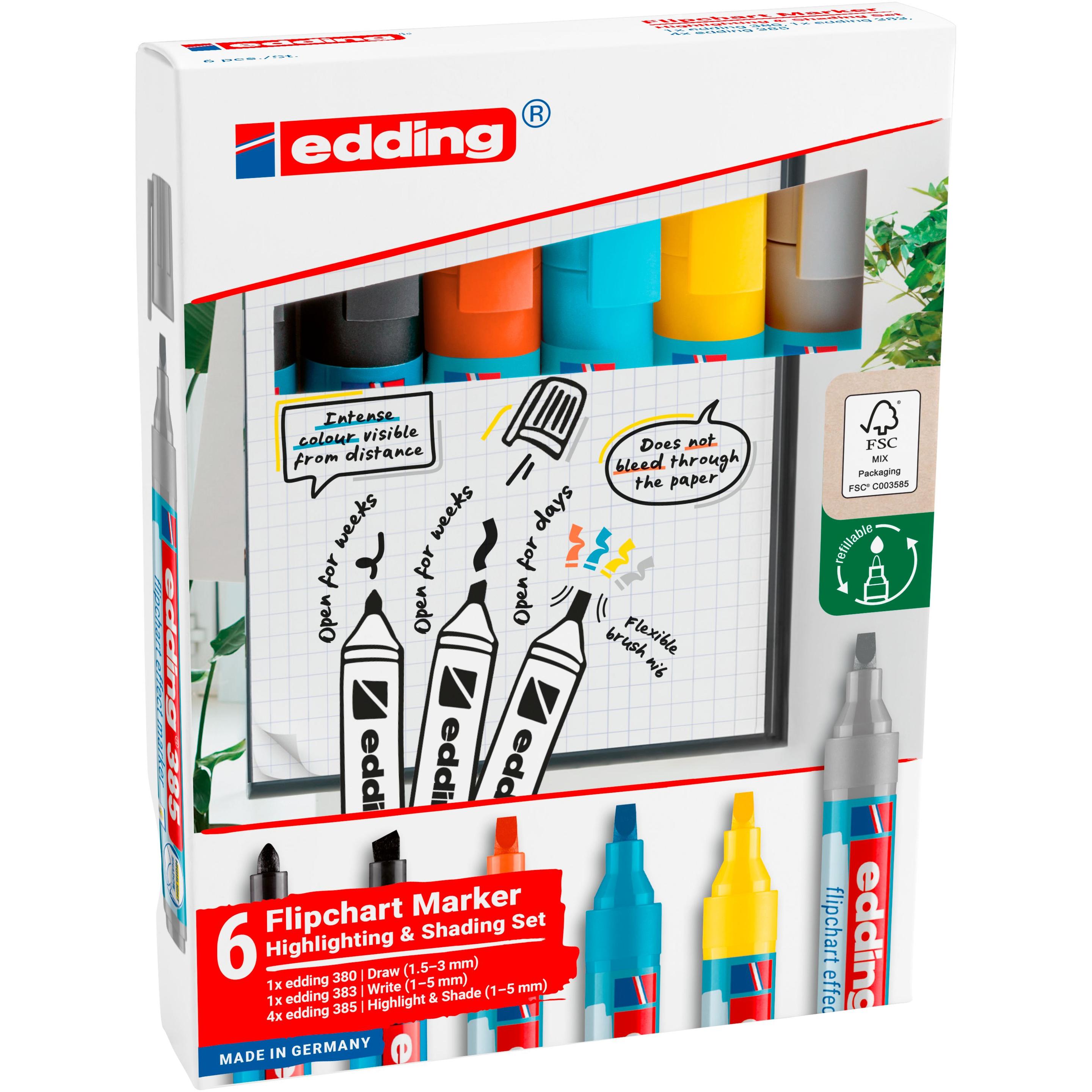 Edding Flipchart-Marker (6 x) - kaufen bei Galaxus