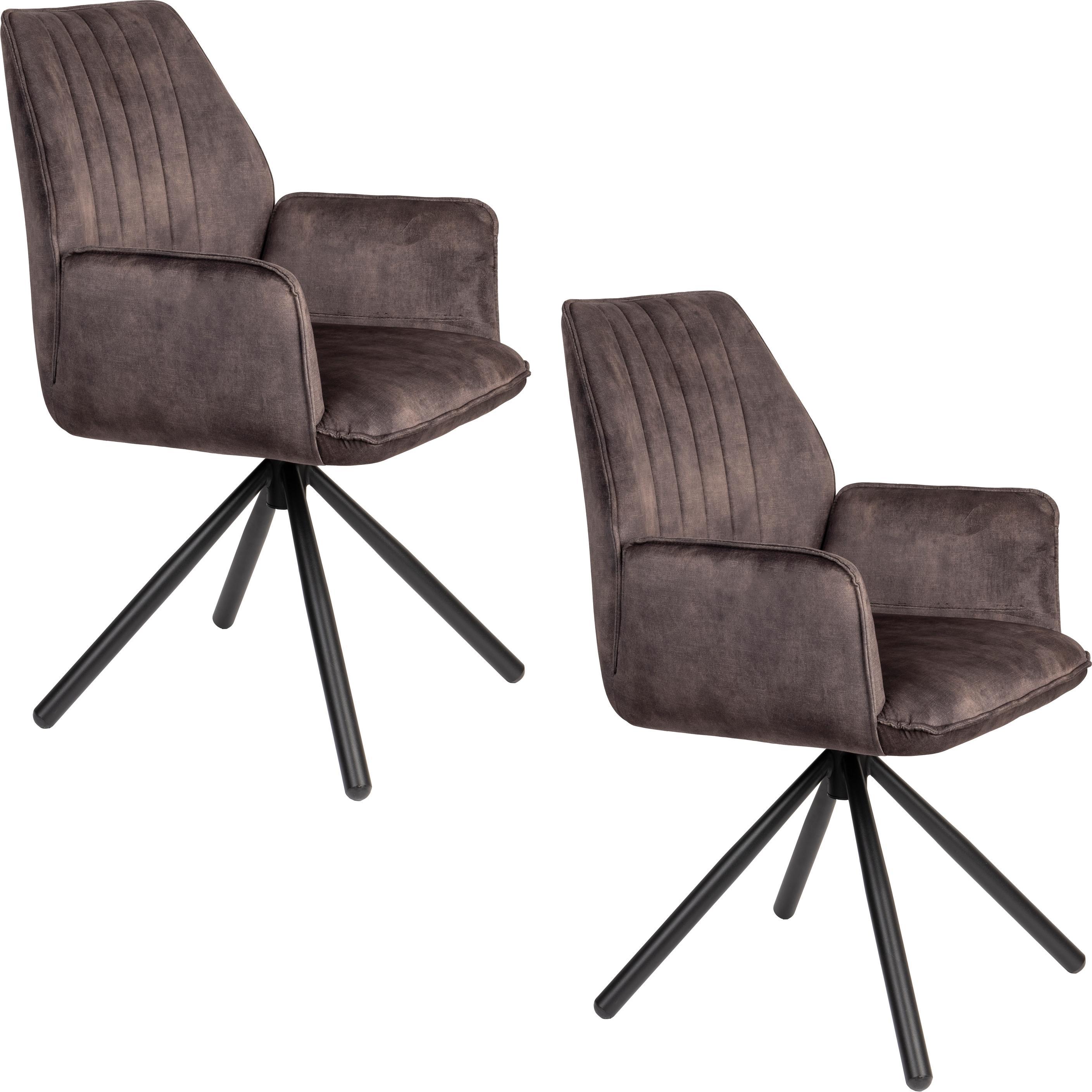 White Label Living Armchair Jamie Wood - kaufen bei Galaxus