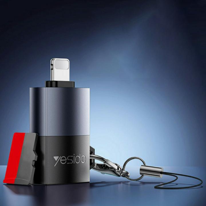 Yesido - Adapter (GS38) - Lightning to TF Card, for iPhone, iPad ...