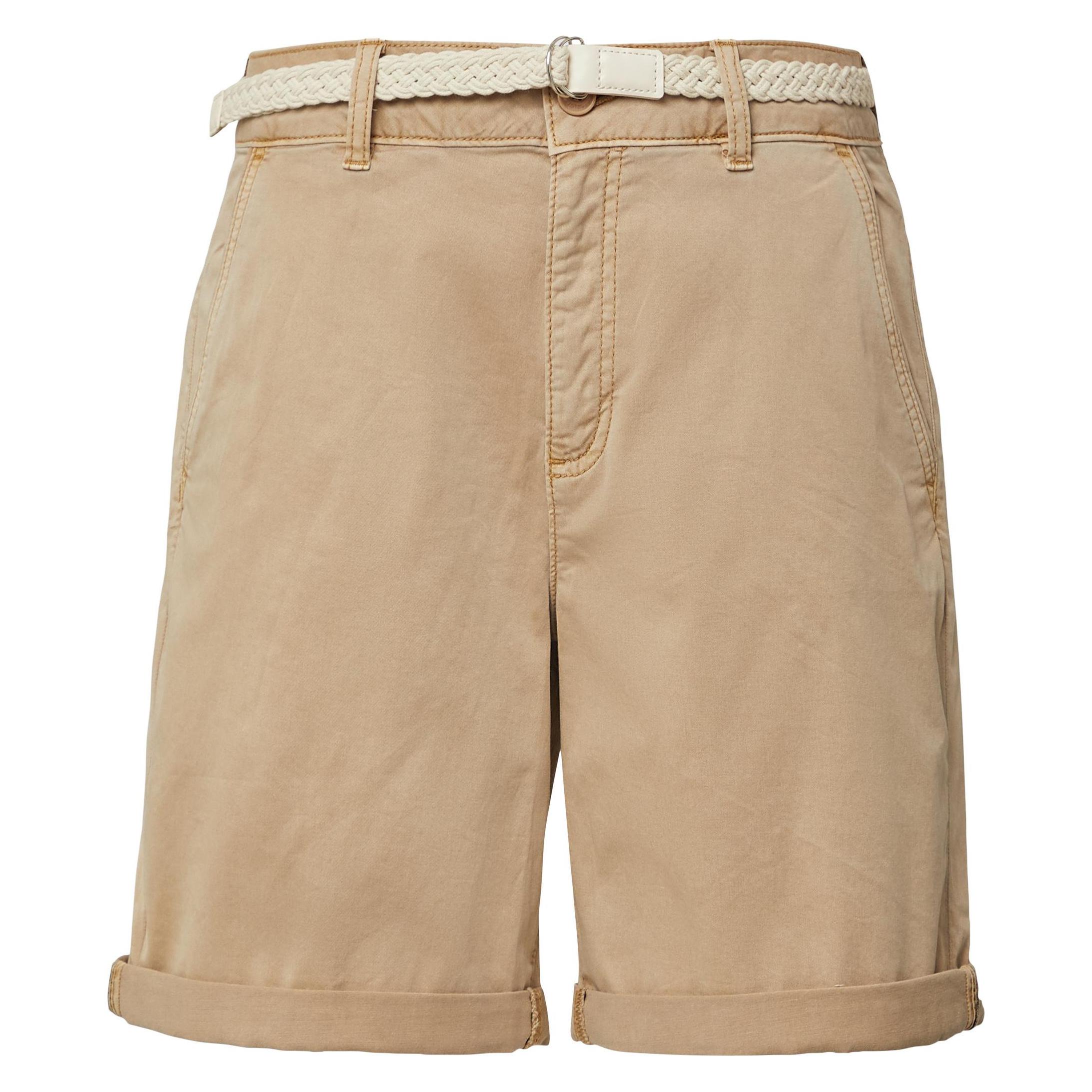 S.Oliver Hose Shorts mit geflochtenem Gürtel und Garment Dye - Galaxus
