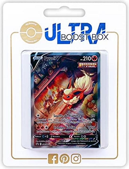 My-booster Pyroli V Flareon V SWSH179 Alternative Full Art Évolution ...