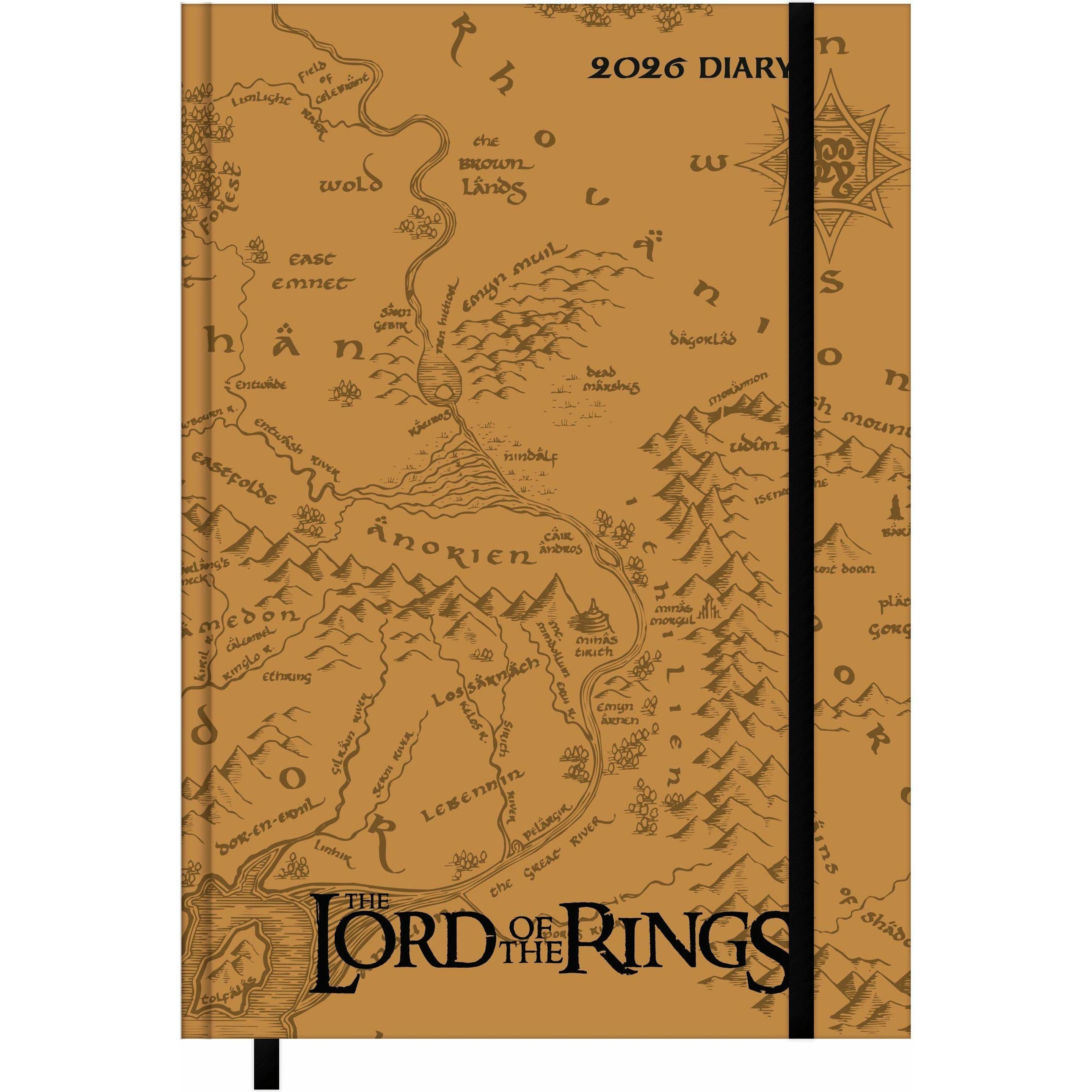 Pyramid The Lord of the Rings A5 Premium Diary 2026 - Digitec