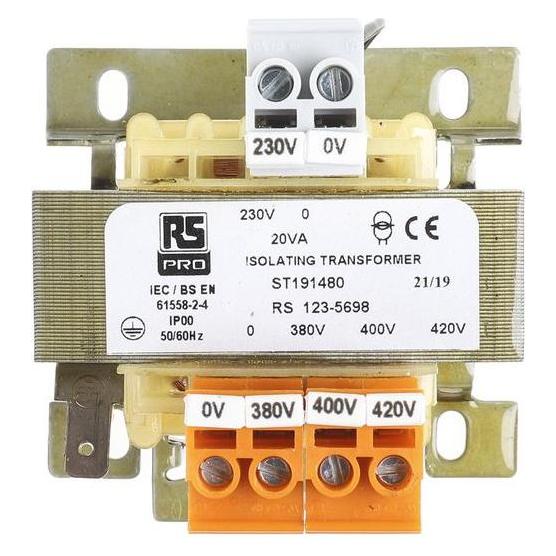 RS PRO 20VA Isolation Transformer 2x115V - kaufen bei Digitec - Digitec
