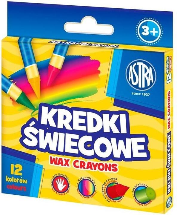Astra Runde Wachsmalstifte 12 Farben - kaufen bei Digitec