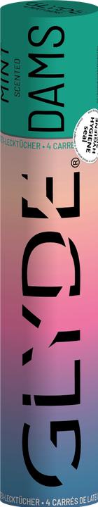 Glyde Dams MINT: 4 grüne Latex-Lecktücher, seidenweich und mit Minz ...