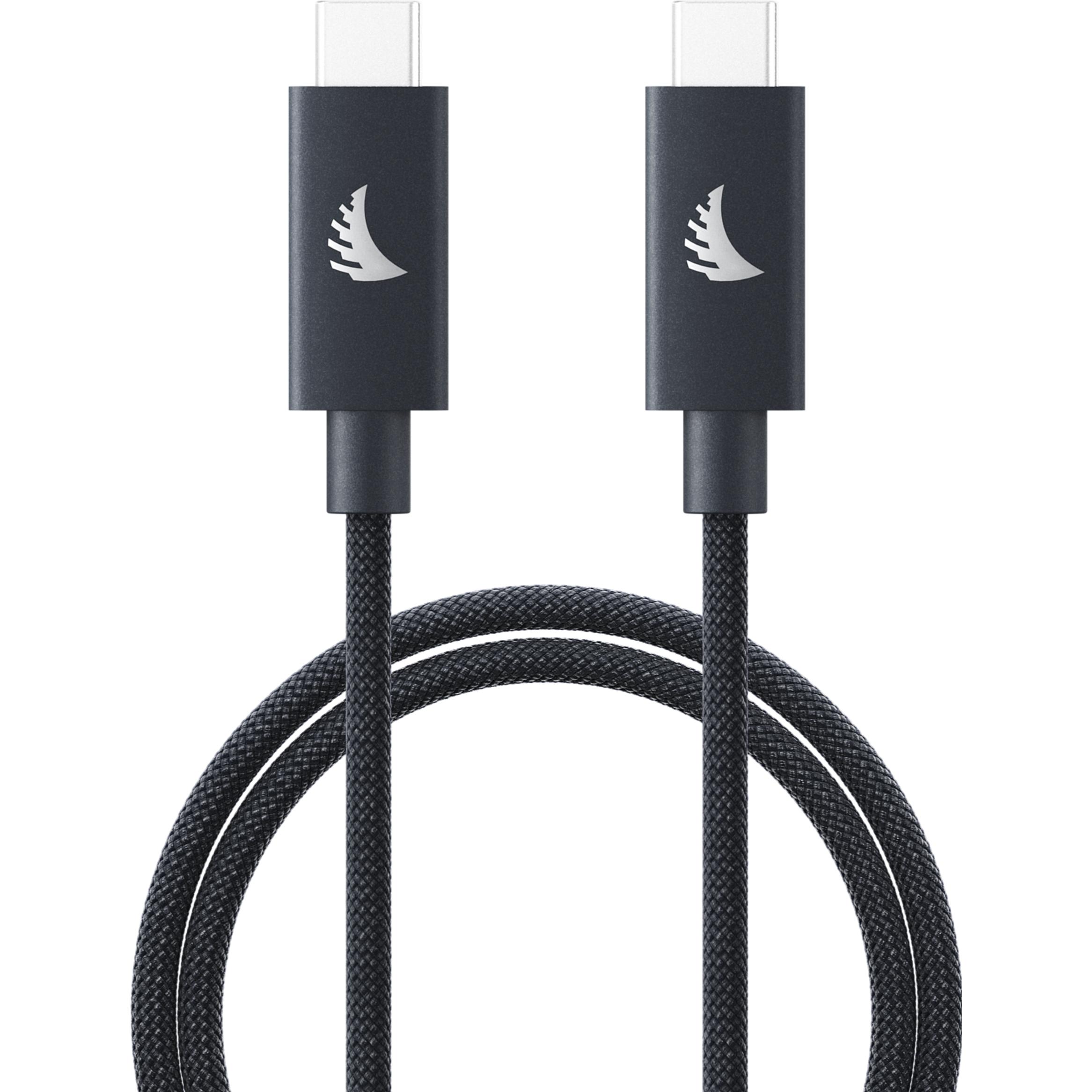 Angelbird USB-C 4.0 Solid Flex Cable Blue Gray 1 m / 3.3 ft (1 m, 240 W ...