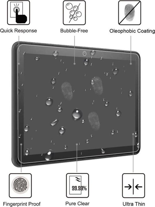 König Design Schutz Glas für Tablet Amazon Fire HD 8 Plus (2020 ...