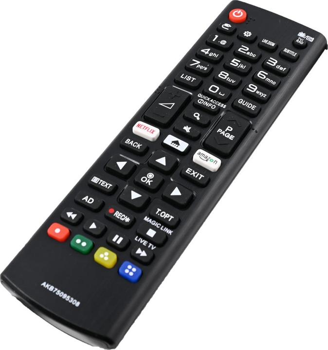Azurano Remote control for LG AKB75095308 for 2017 LG Smart TV of the ...