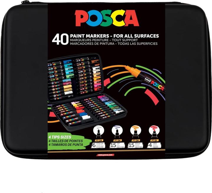 Posca Fine Art Case (40P) PC-1M/3M/5M/8K - kaufen bei Digitec