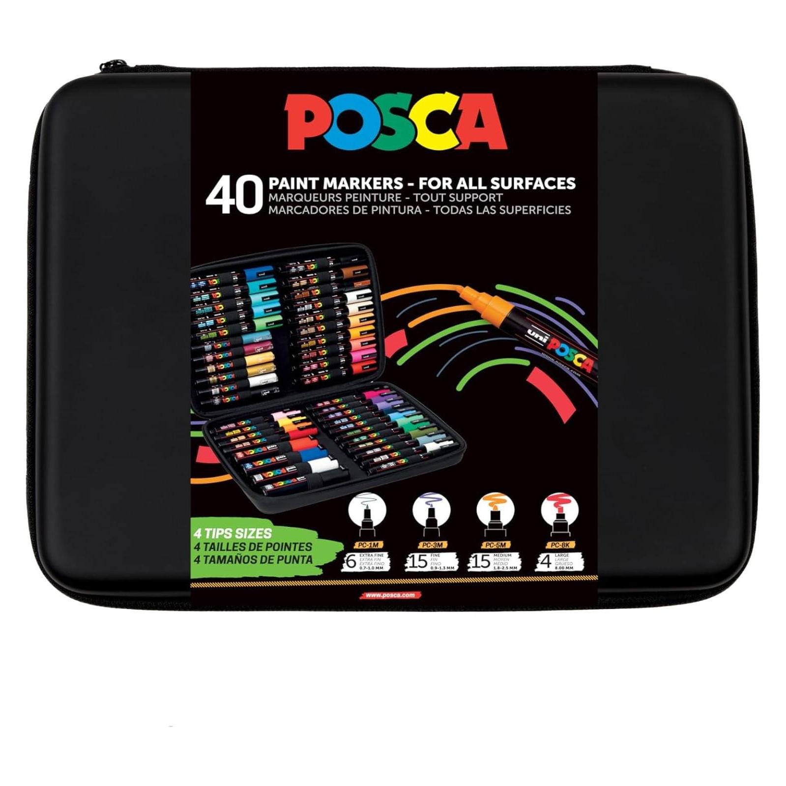 Posca Fine Art Case (40P) PC-1M/3M/5M/8K - kaufen bei Digitec