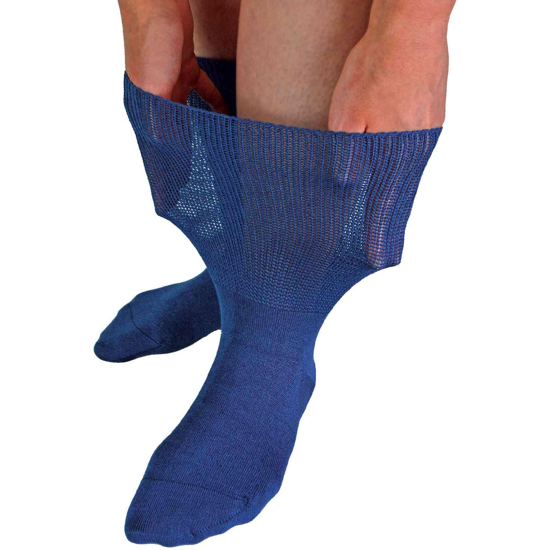 Dr.Socks Unisex Ödem Socken Ohne Gummi | Bambus Diabetikersocken Extra ...