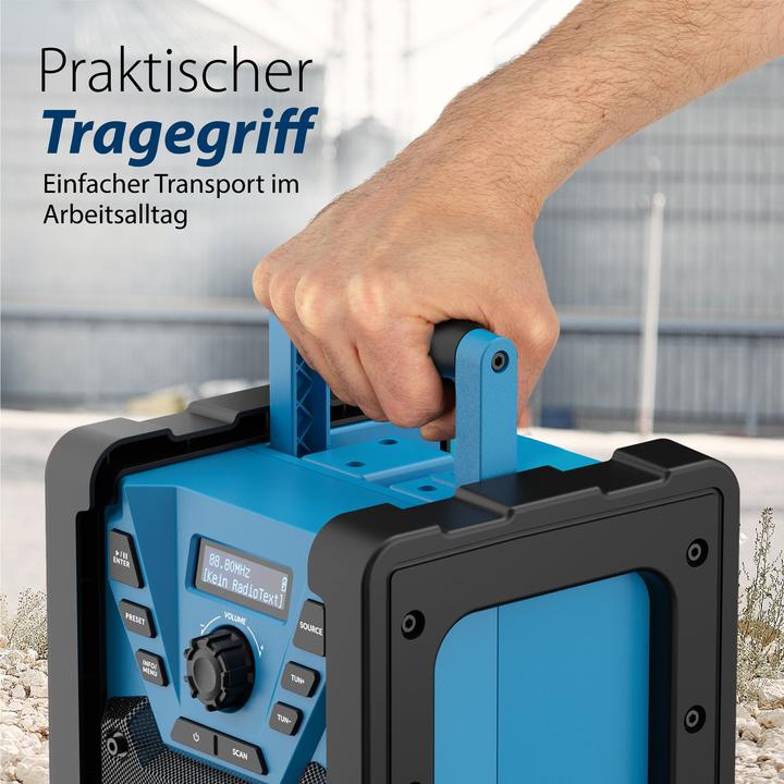Blaupunkt Baustellenradio mit DAB+ und Akku | BSR 300 - Galaxus