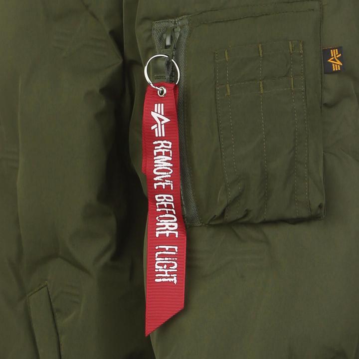 Alpha Industries Hooded Logo Puffer Winterjacke - 89839 (M) - Galaxus