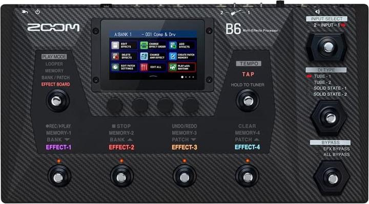 Zoom B6 UK (NEW) Multi-Effects Processor for Bass - kaufen bei Galaxus ...
