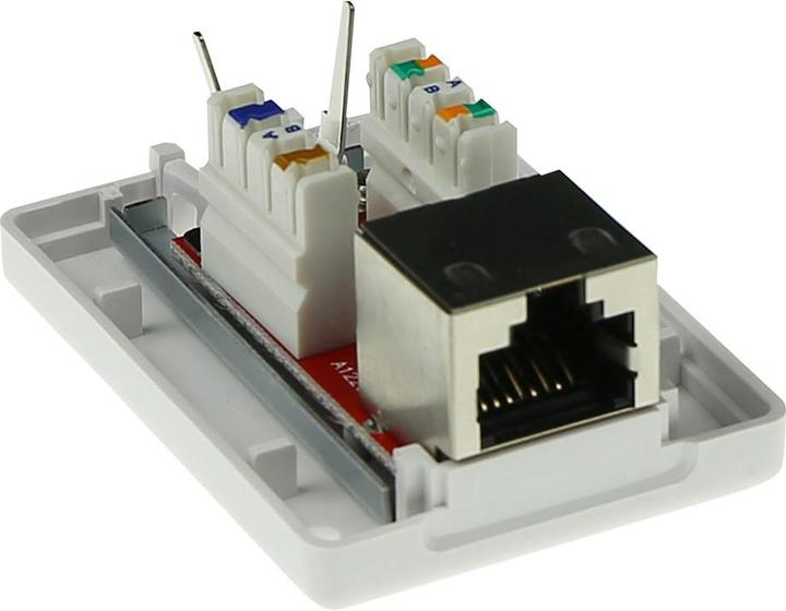 ACT Surface mounted box shielded 1 ports CAT6A. Type: CAT6A Wall mountbox c6a 1p shielded - Galaxus
