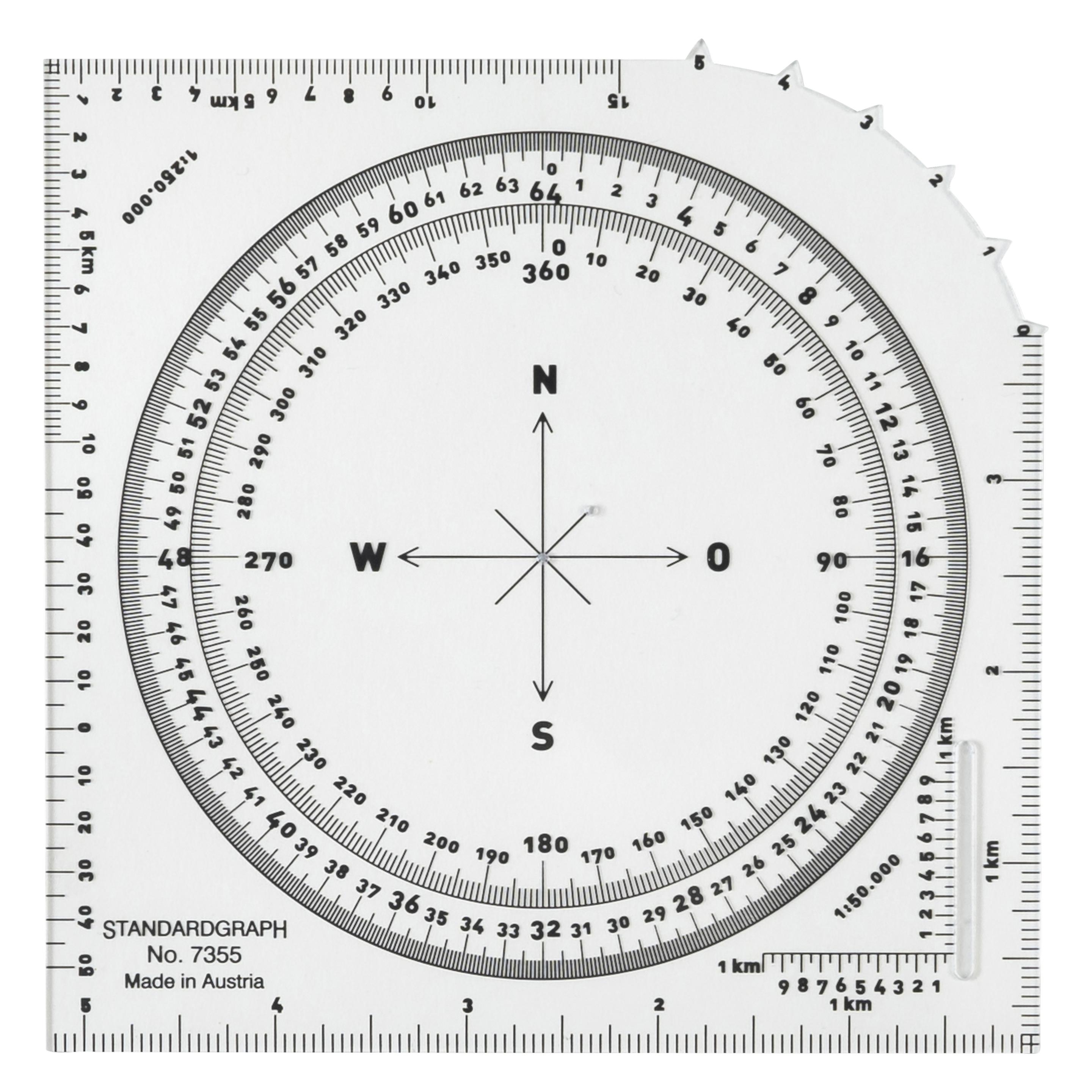 Standardgraph Cartographer Plan drawing scales 1:50.000, 1 x 250.000 ...