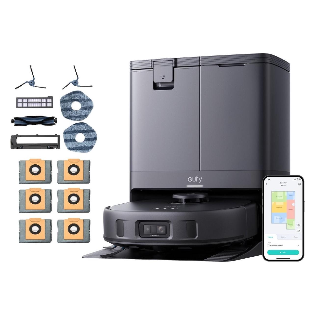 eufy Clean X10 Pro Omni robotstofzuiger met dweil en Vervangingssets ...