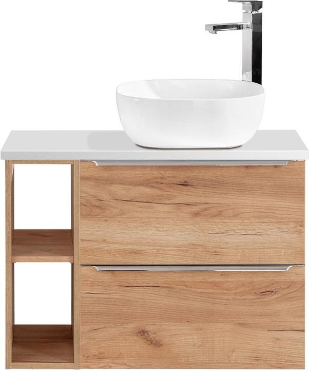 Petits-Meubles Waschtisch 80cm 2 Nischen April Holz und Weiss - Galaxus