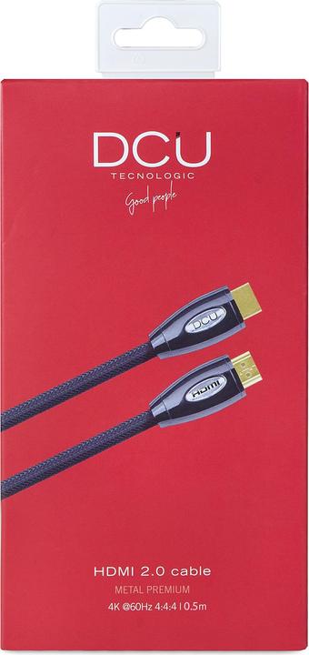 DCU Tecnologic HDMI CONNECTION M - HDMI M METAL PREMIUM 1.5M 4K 60HZ (1.50 m, HDMI) - Galaxus
