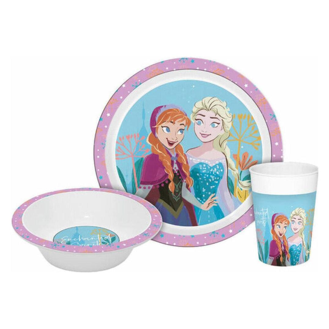 Kids Licensing Disney Frozen 6-Piece Multicolored Plastic Round ...