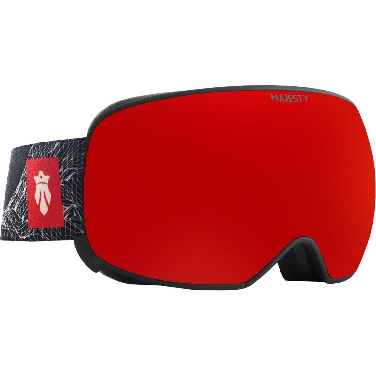 No Name Schutzbrille the force sphärisch xenon hd rot granat/xenon hd rose revo-schwarz - Galaxus