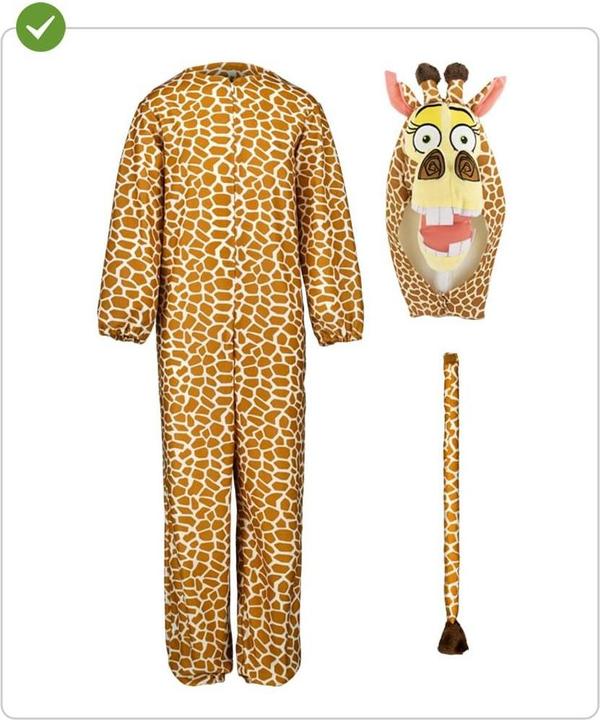 Metamorph Madagascar – Giraffe Melman Kostüm für Kinder - Galaxus