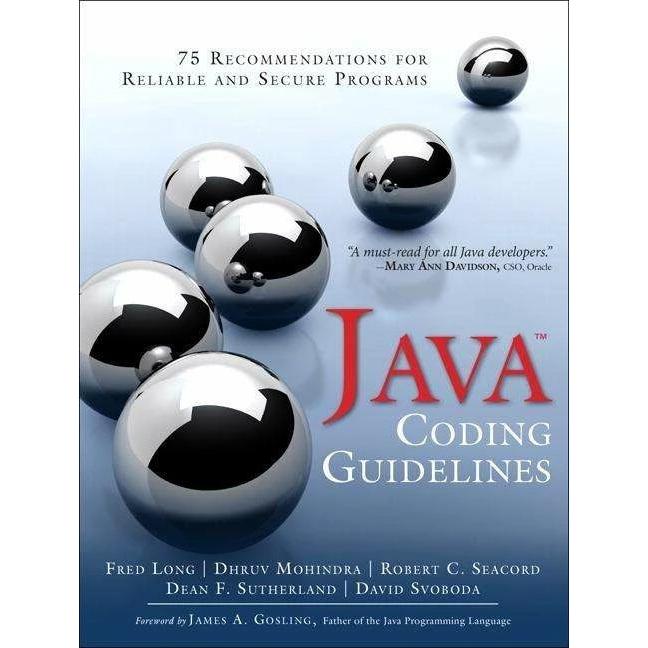 Addison Wesley Java Coding Guidelines - acheter sur Galaxus