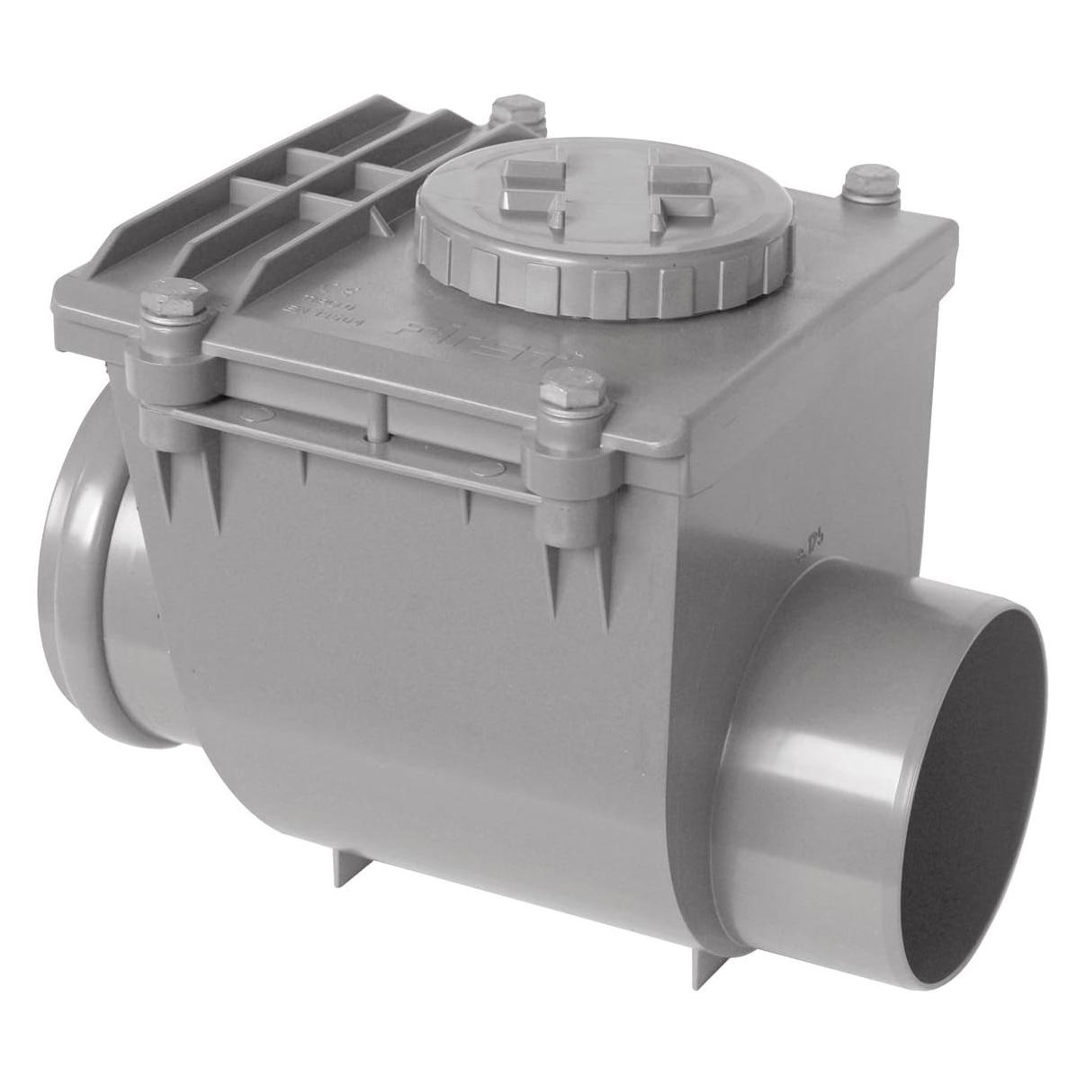 First Plast NRO125G Check Valve PVC glued grey 125 mm - Galaxus