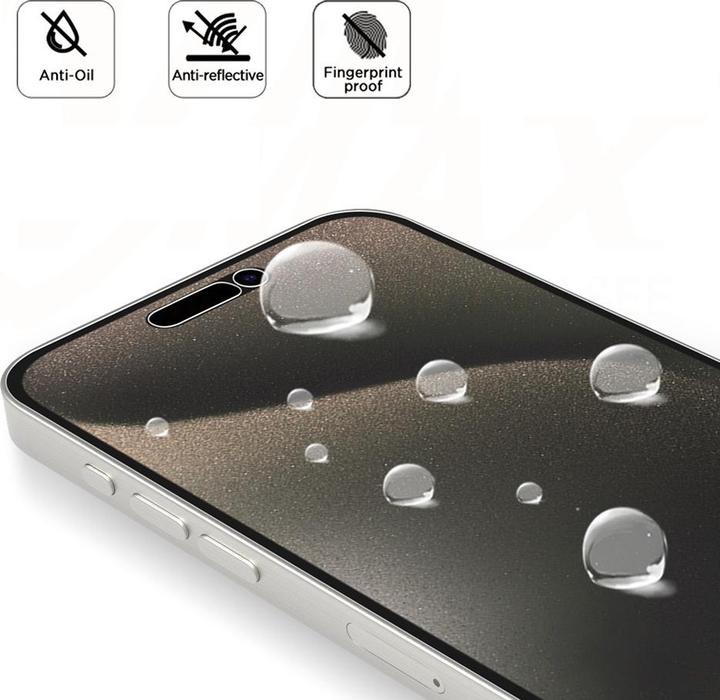 Vmax gehärtetes Glas 0,33mm klares Glas für iPhone16 Plus / 15 Plus 6,7 ...