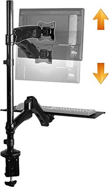 Ricoo Supporto Monitor Rotante per Postazione di Lavoro Sit Stand - Galaxus