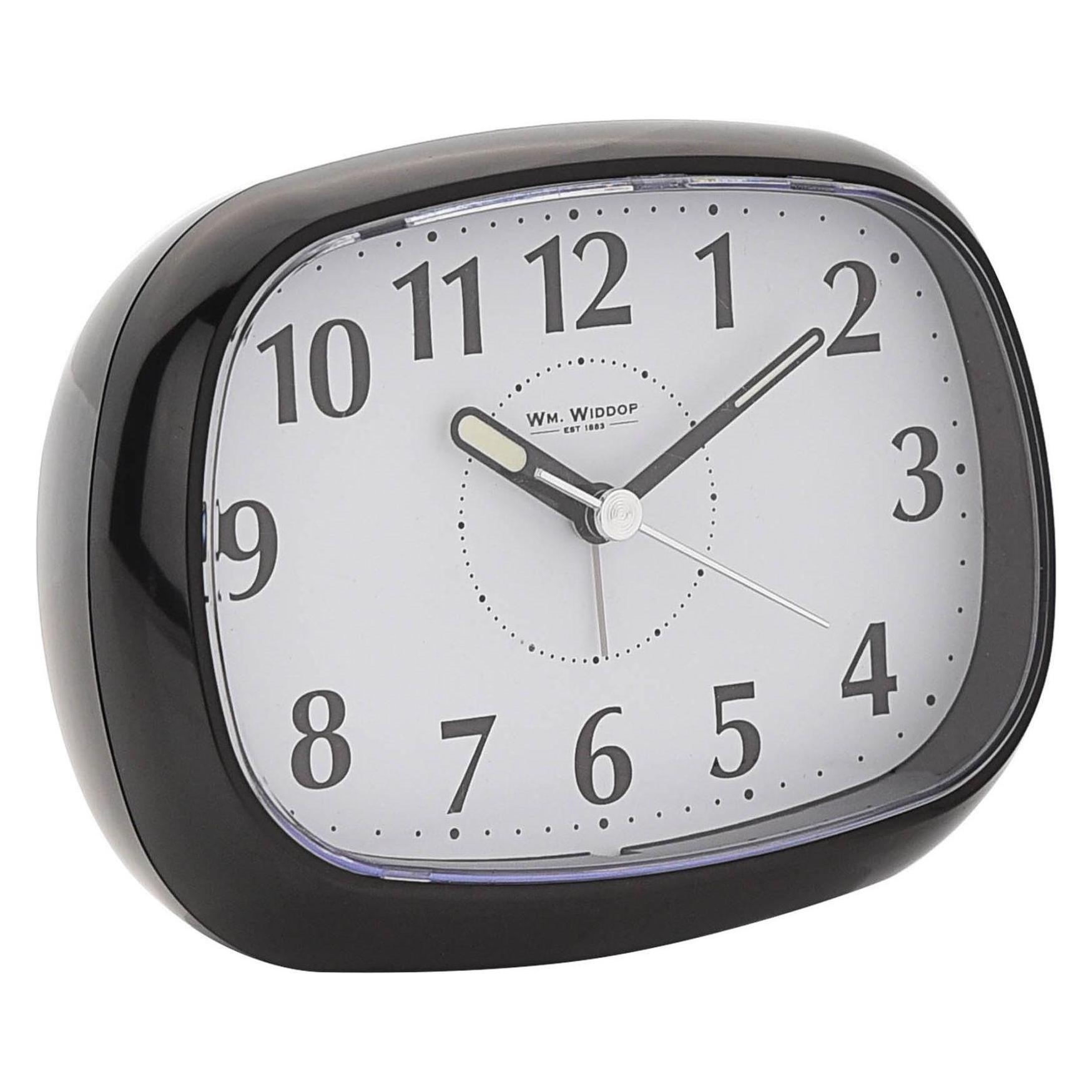 Hometime Wecker Oval mit Licht & Snooze Schwarz *(60100)* - Galaxus