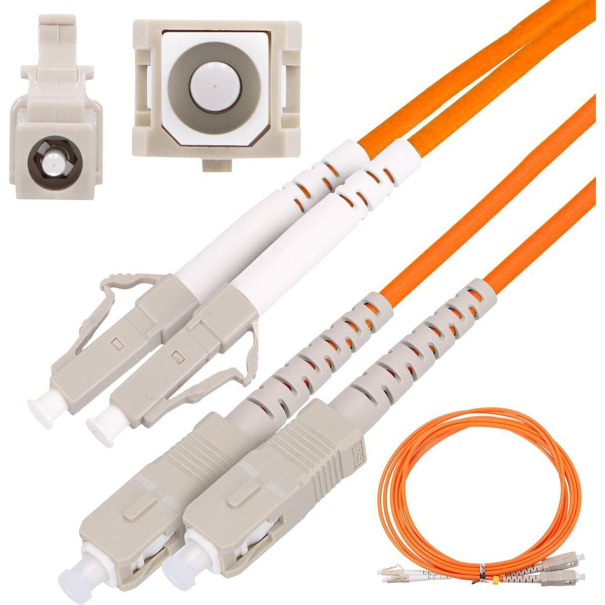 Extralink SC/UPC-LC/UPC | Patchcord | Wielomodowy, OM2, Duplex, 3mm, 3m - Digitec