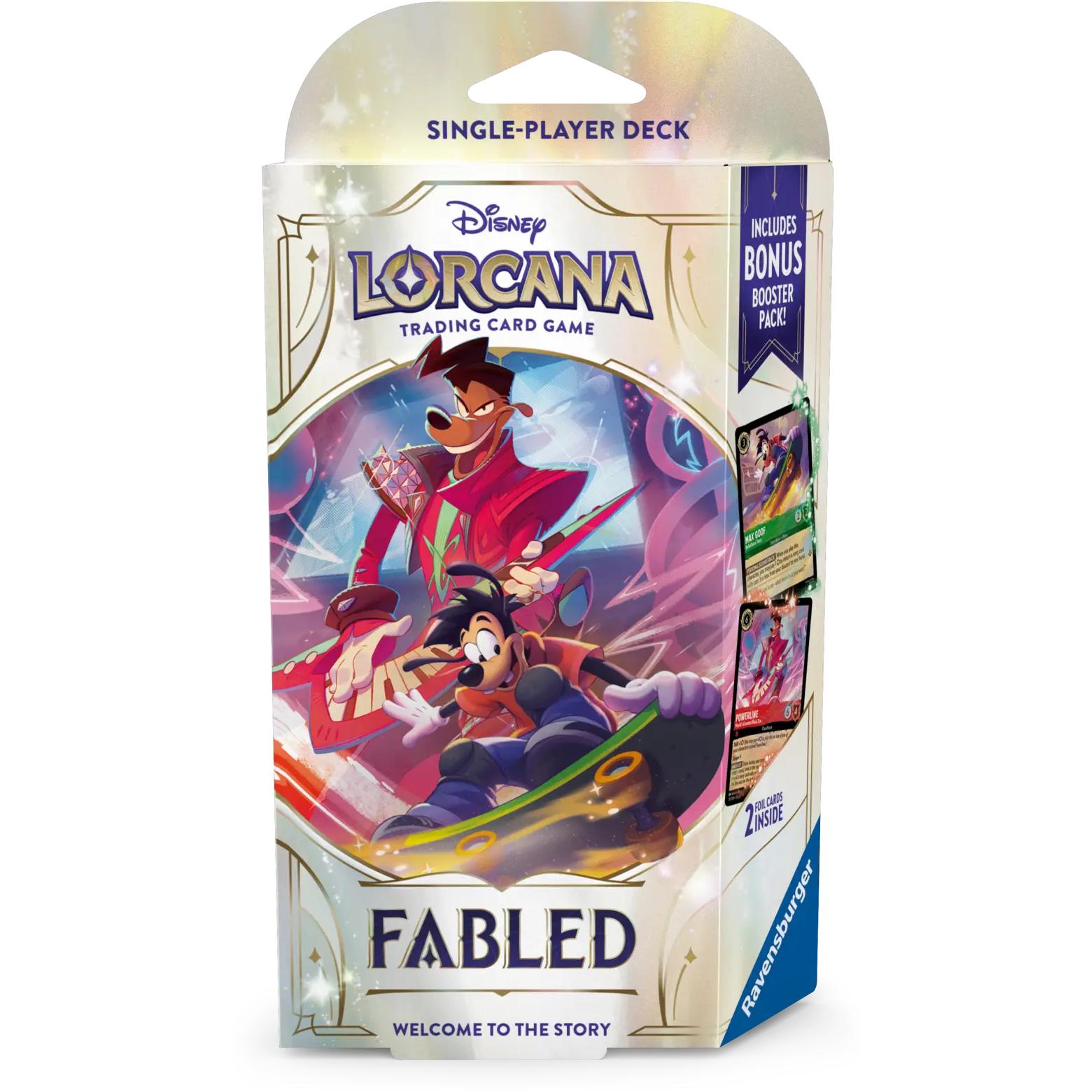 Ravensburger Disney Lorcana TCG: Fabled - Single-Player Deck Emerald ...