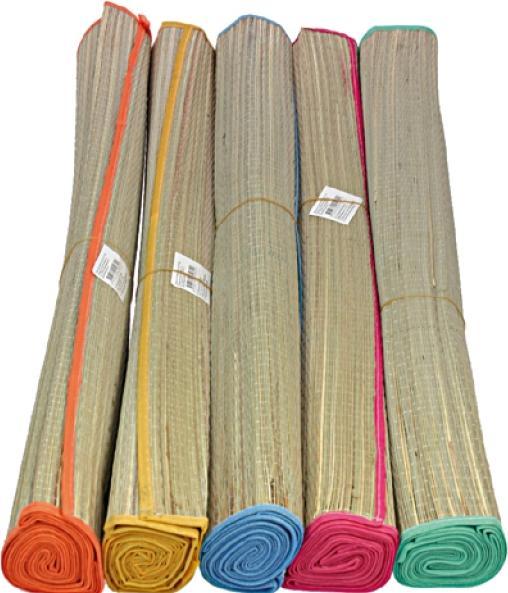 Jean Products Strandmatte 180x60cm mit farb.Rand sort.gerollt - Galaxus