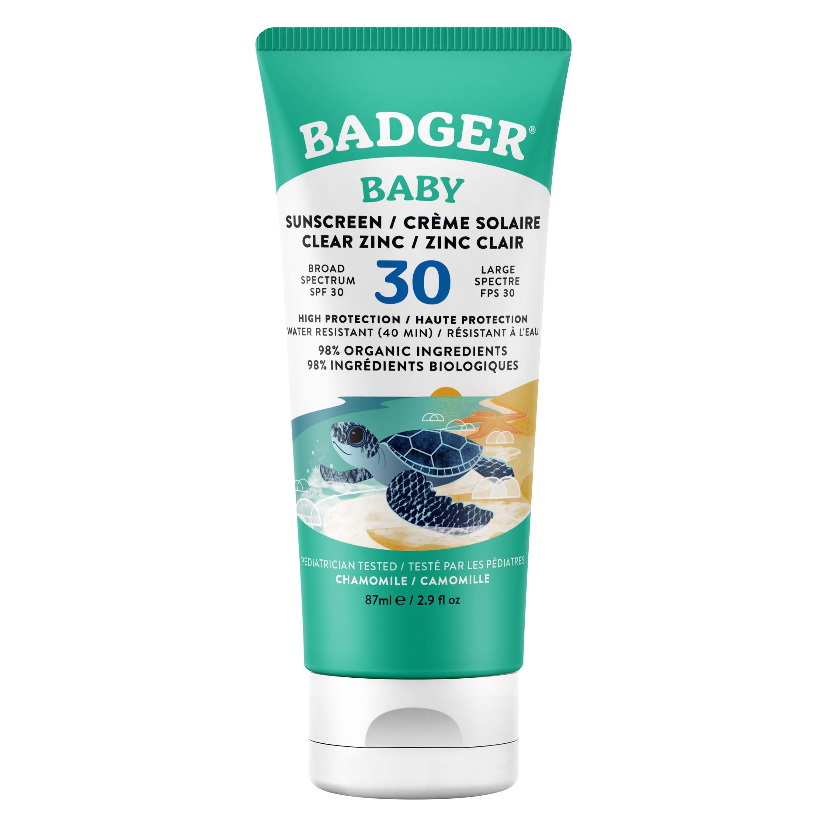 Badger Baby Clear Zinc Sunscreen Cream SPF 30 - kaufen bei Galaxus ...