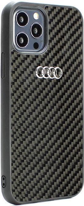 Audi Case für Apple iPhone 12 / 12 Pro Handyhülle SCHWARZ/CARBON No.121 ...