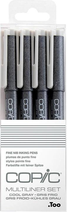 Copic Multiliner Cool Grey Set, 4 Stück sortiert - kaufen bei Digitec