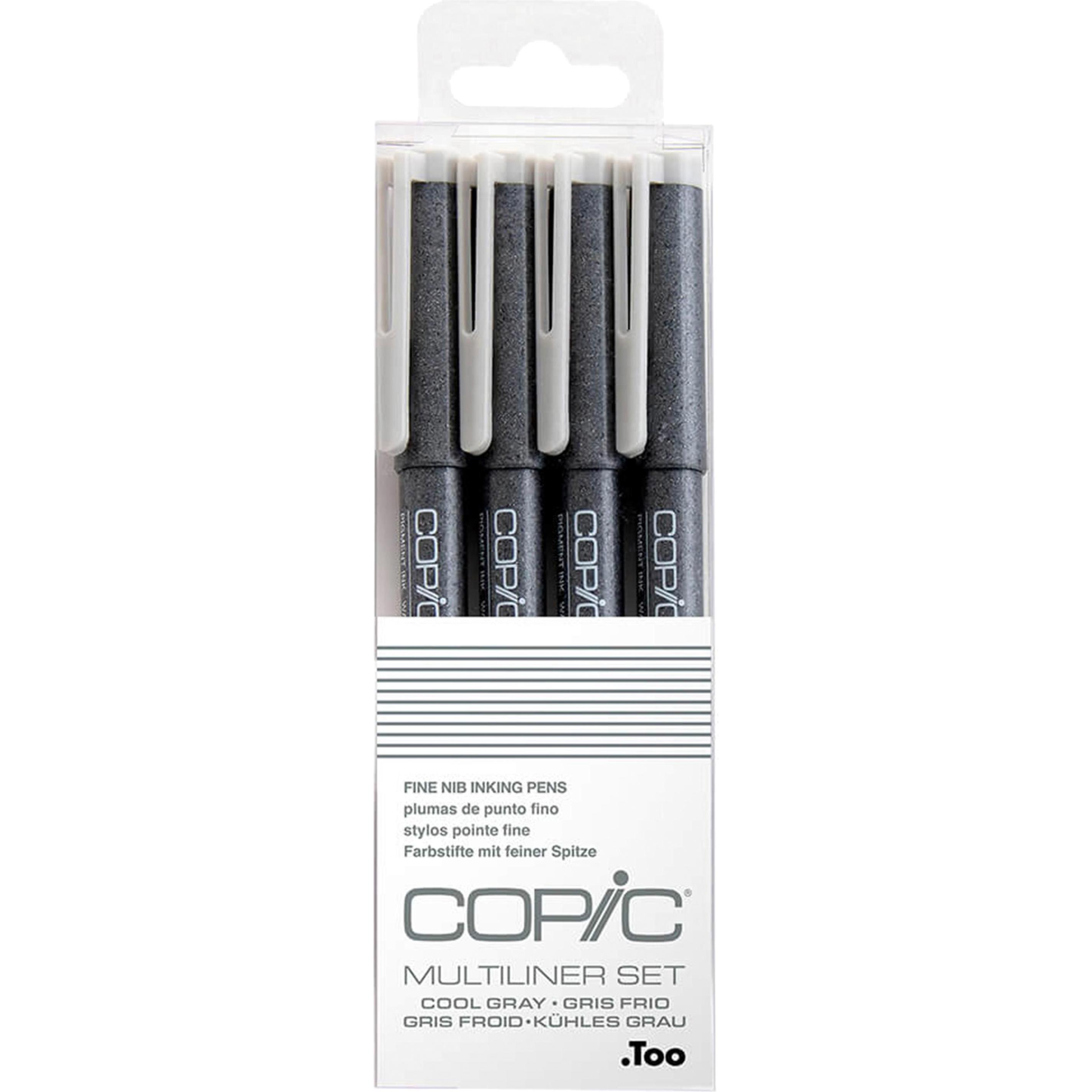 Copic Multiliner Cool Grey Set, 4 Stück sortiert - kaufen bei Digitec