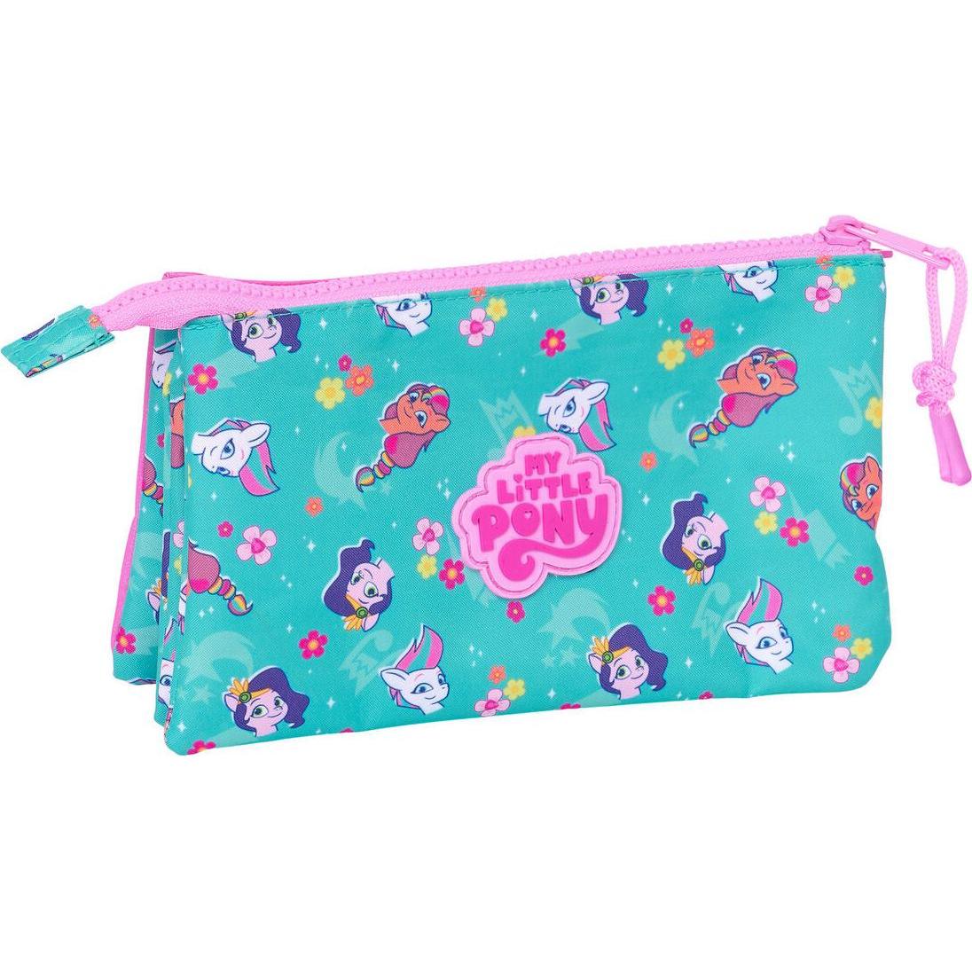 My Little Pony Dreifaches Mehrzweck-Etui Magic Rosa türkis 22 x 12 x 3 ...
