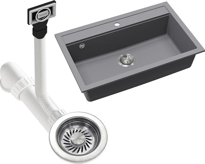 Bergström Spülbecken Sydney, Grau, 80 x 51 cm - buy at Galaxus