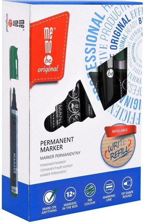 Memobe Grüner Permanentmarker (12 Stück) - buy at Digitec