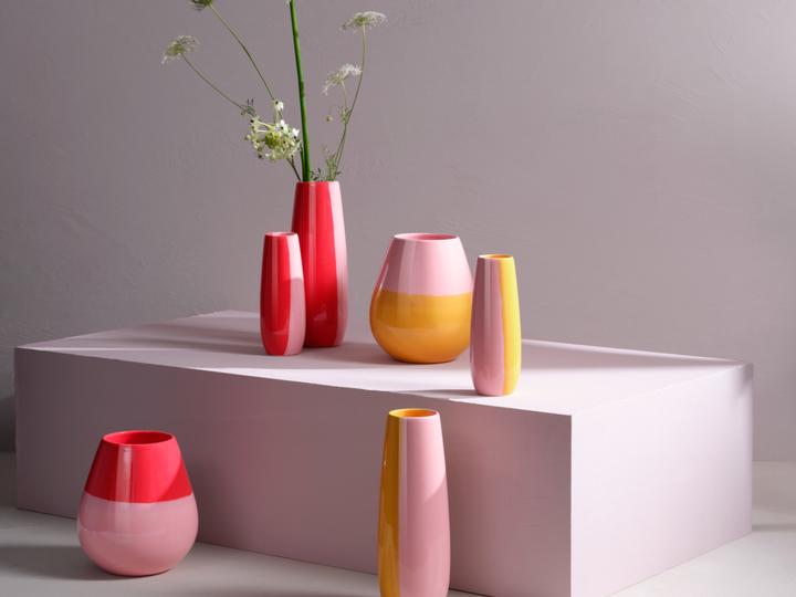 ASA Selection ease Vase strawberry smoothie 25 cm (1x, 6 x 6 x 25 cm ...