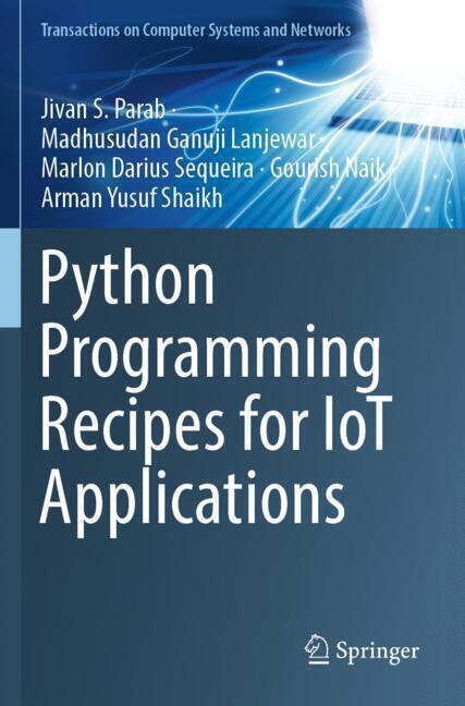 Springer Python Programming Recipes for IoT Applications - Galaxus