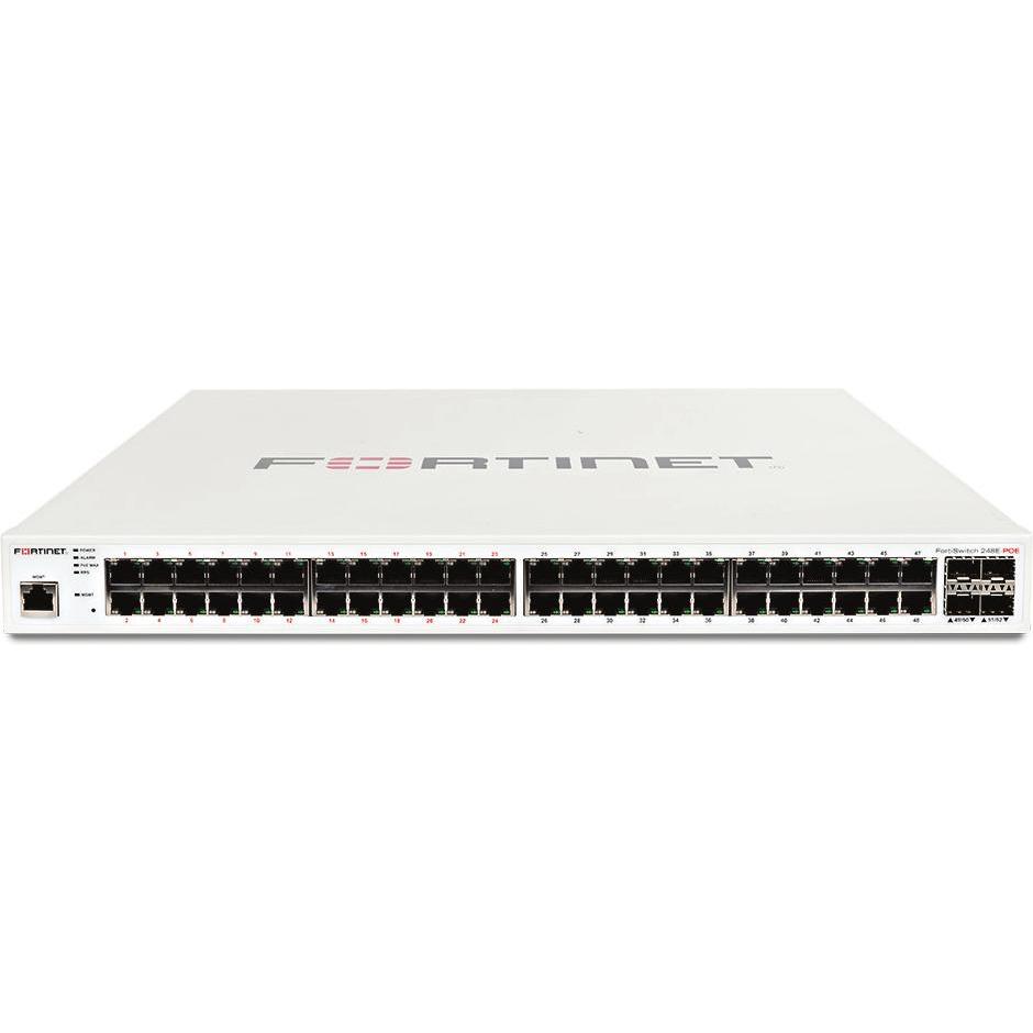 Fortinet FortiSwitch 248E-POE - Switch - L3 - managed - 24 x 10/100 ...