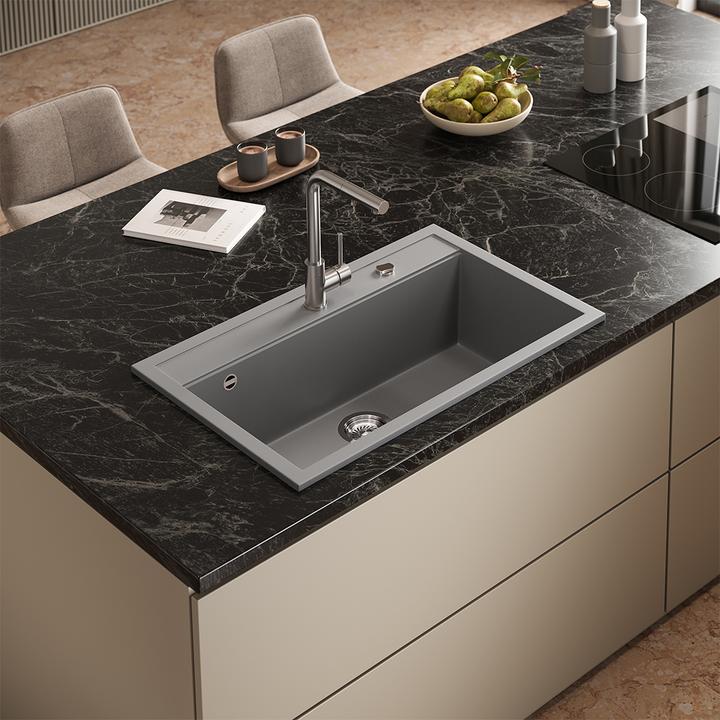 Bergström Spülbecken Sydney, Grau, 80 x 51 cm - buy at Galaxus