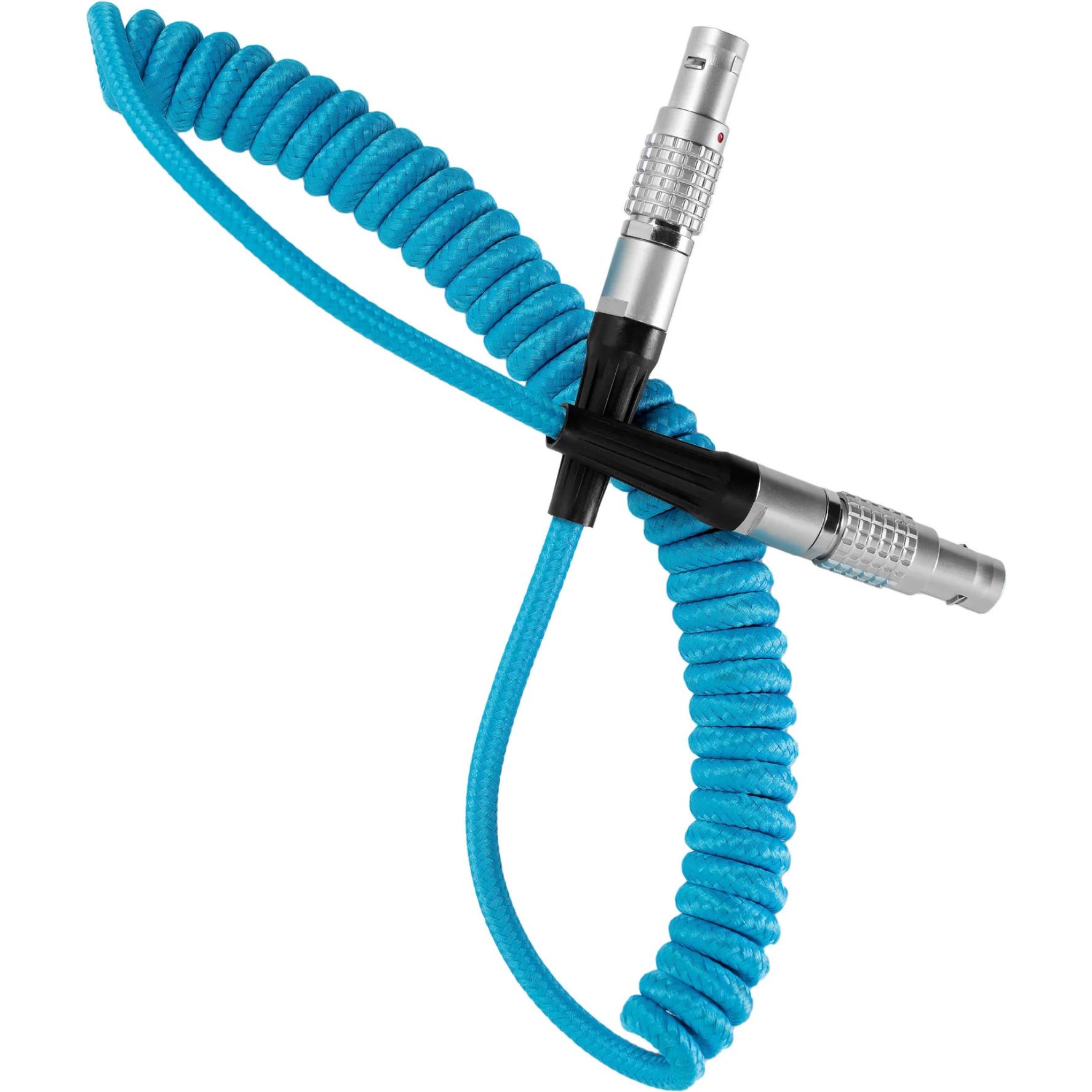 Kondor Blue LEMO to LEMO 2 Pin 0B Male Coiled Power Cable for ARRI ...