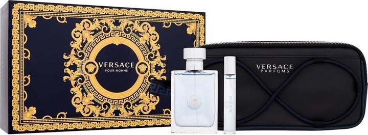 Versace Pour Homme Set 100ml EDT Spray 10ml EDT Spray with Bag - Galaxus